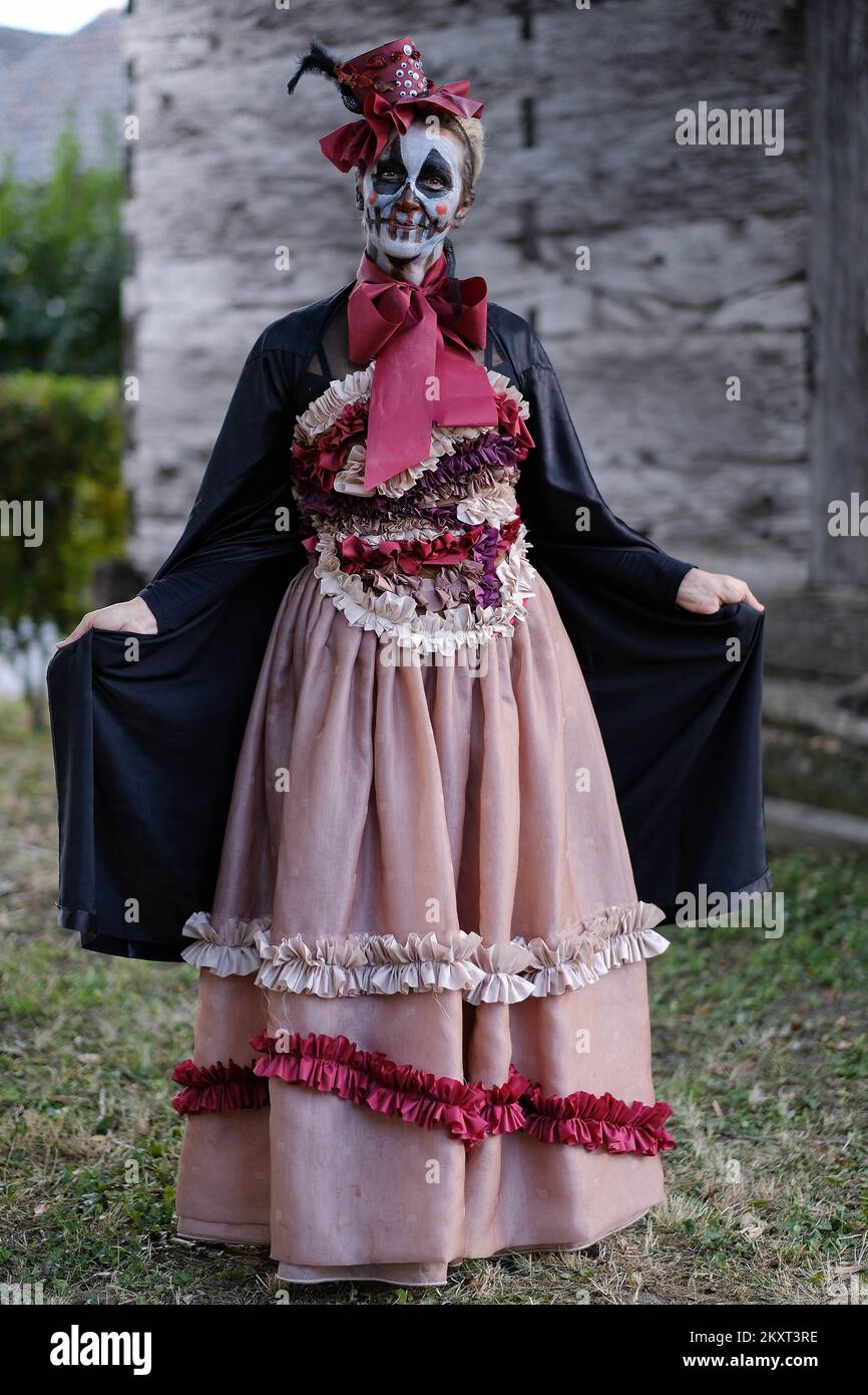 Participants wearing costumes during this years Perunfest in Donja ...