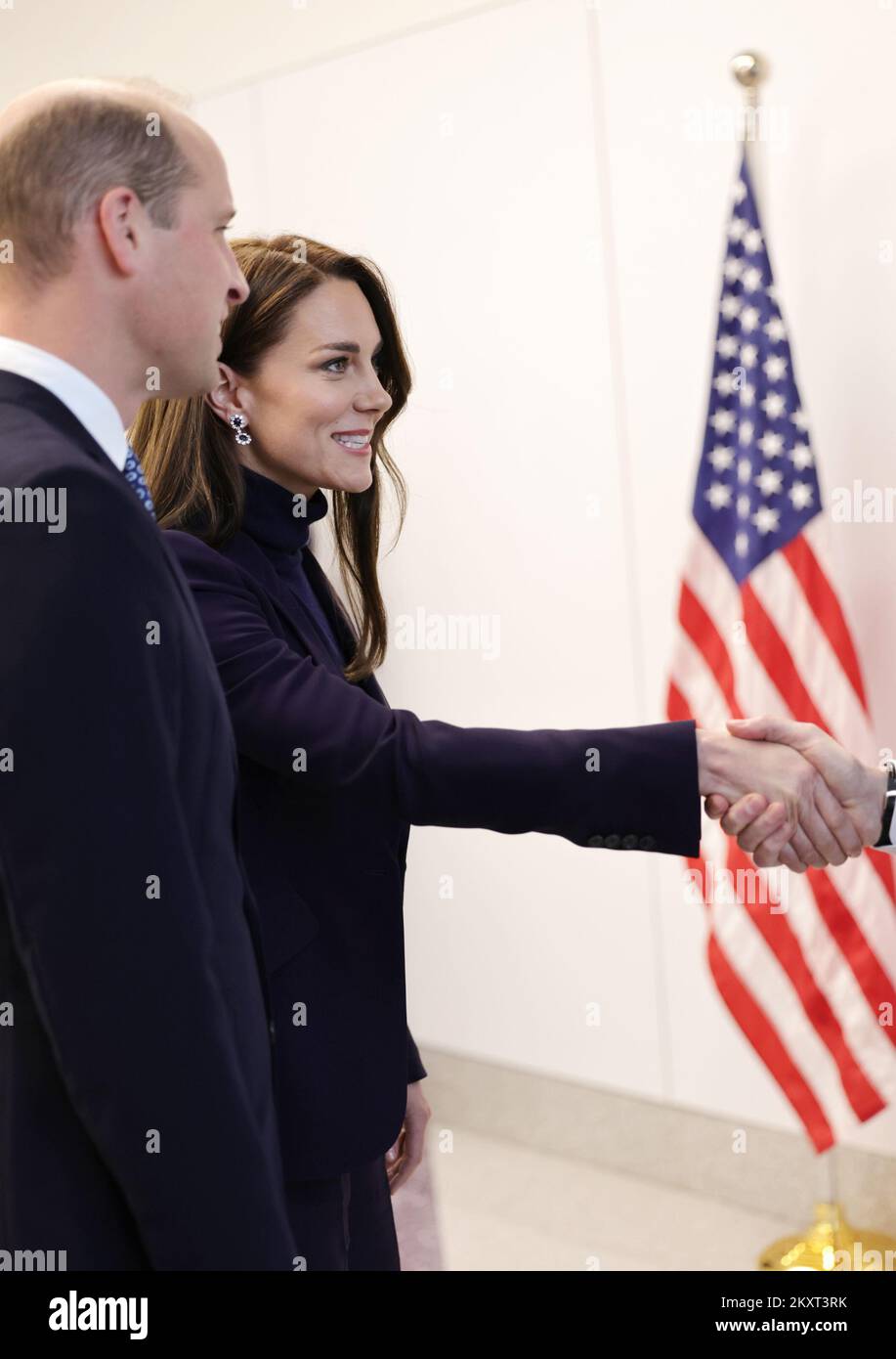 The Prince and Princess of Wales arrive at Logan International Airport ...