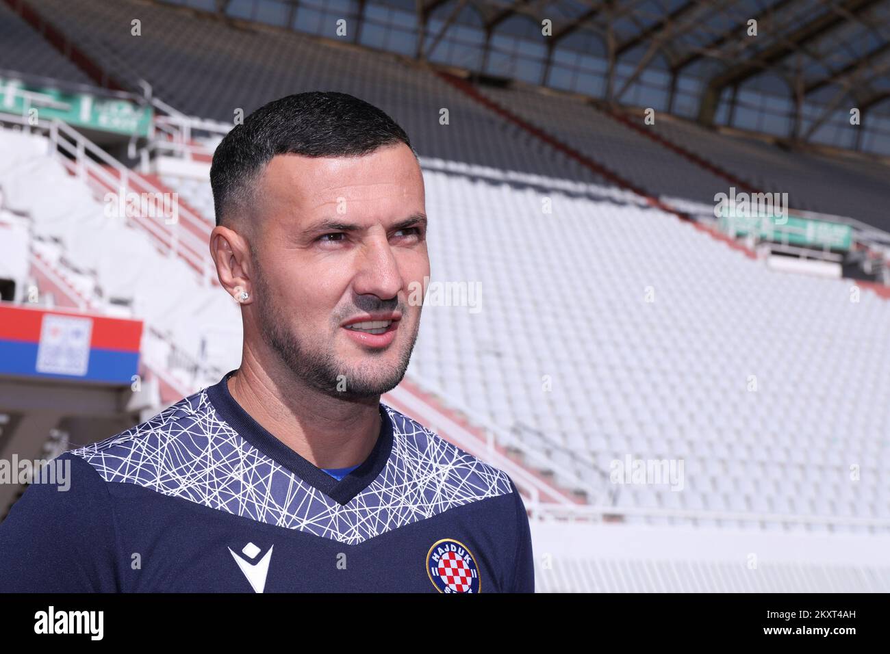 Footballer Danijel Subasic is seen at the Poljud stadium. Legendary ...
