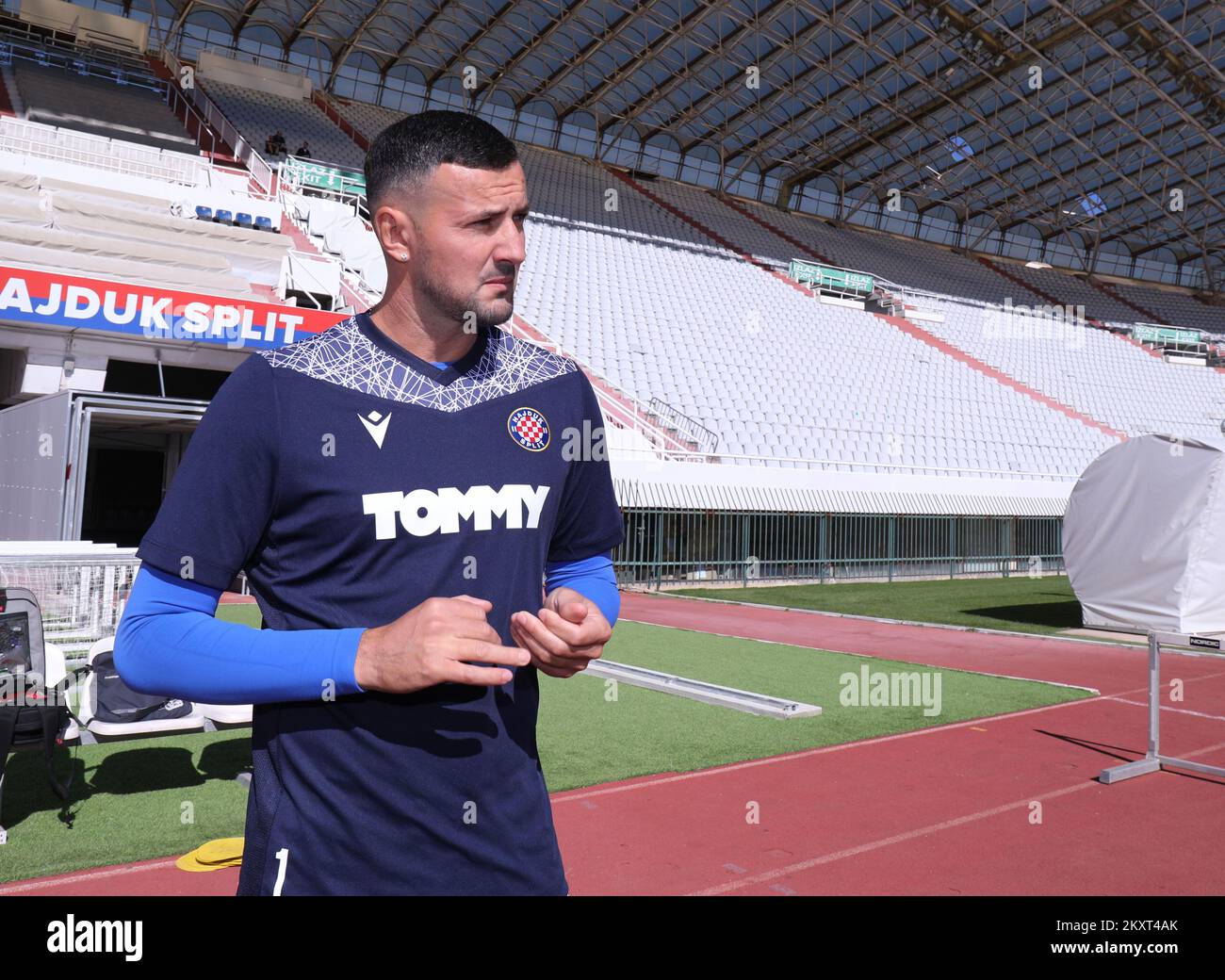 Footballer Danijel Subasic is seen at the Poljud stadium. Legendary ...