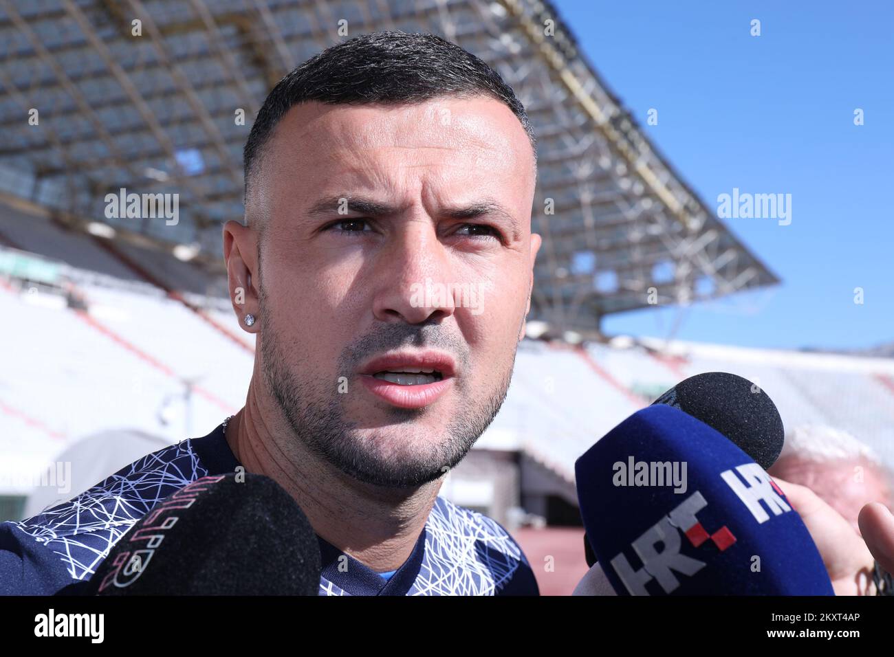 Footballer Danijel Subasic is seen at the Poljud stadium. Legendary ...