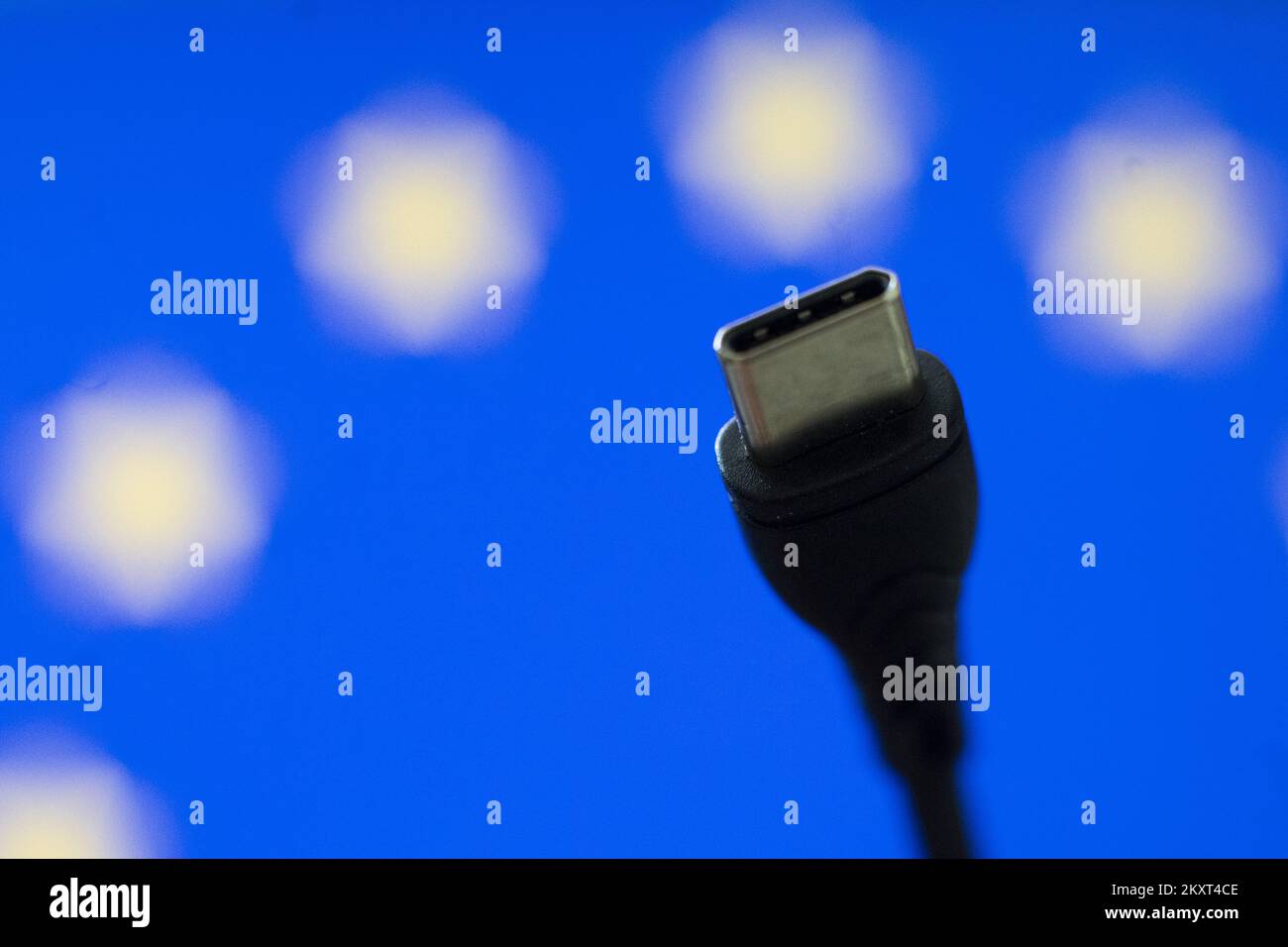 Illustrative photo of UCB cable taken on 23. September, 2021. The ...