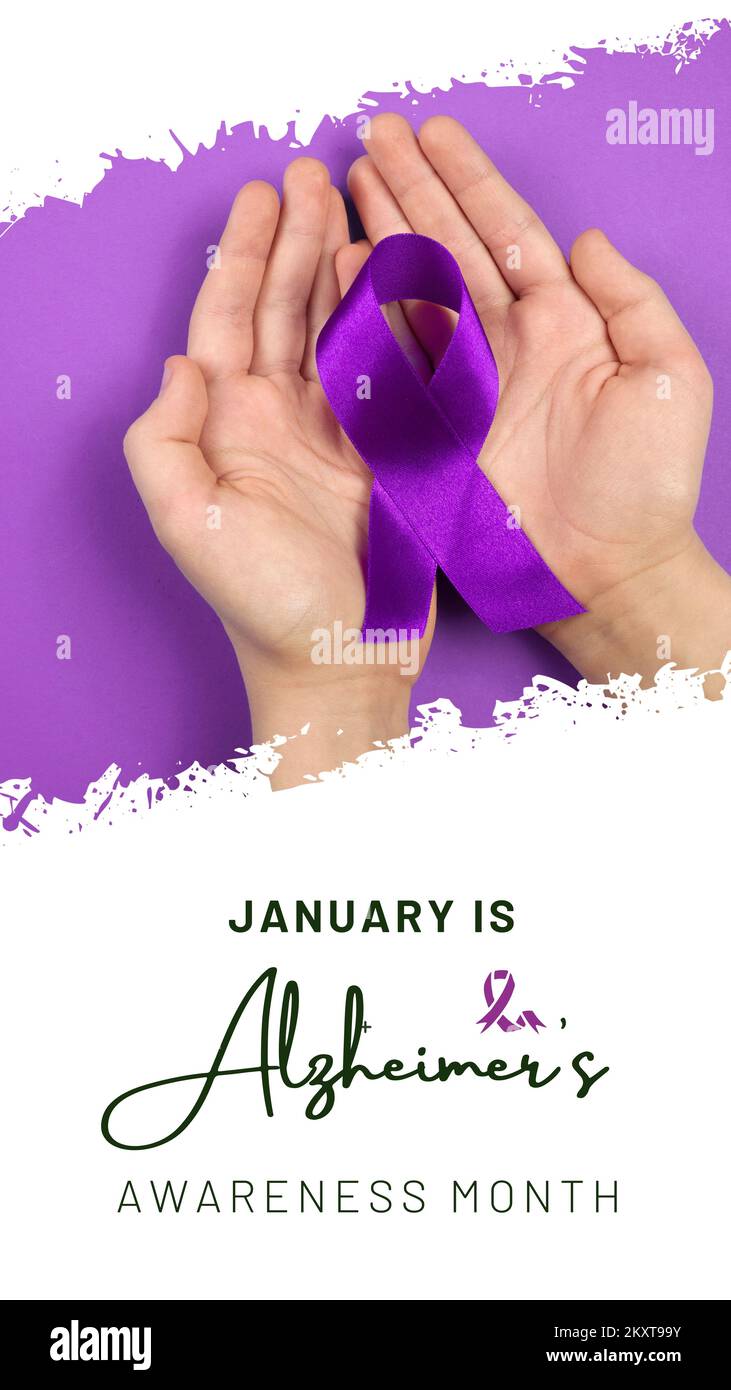 January is Alzheimer's Awareness Month Stock Photo - Alamy