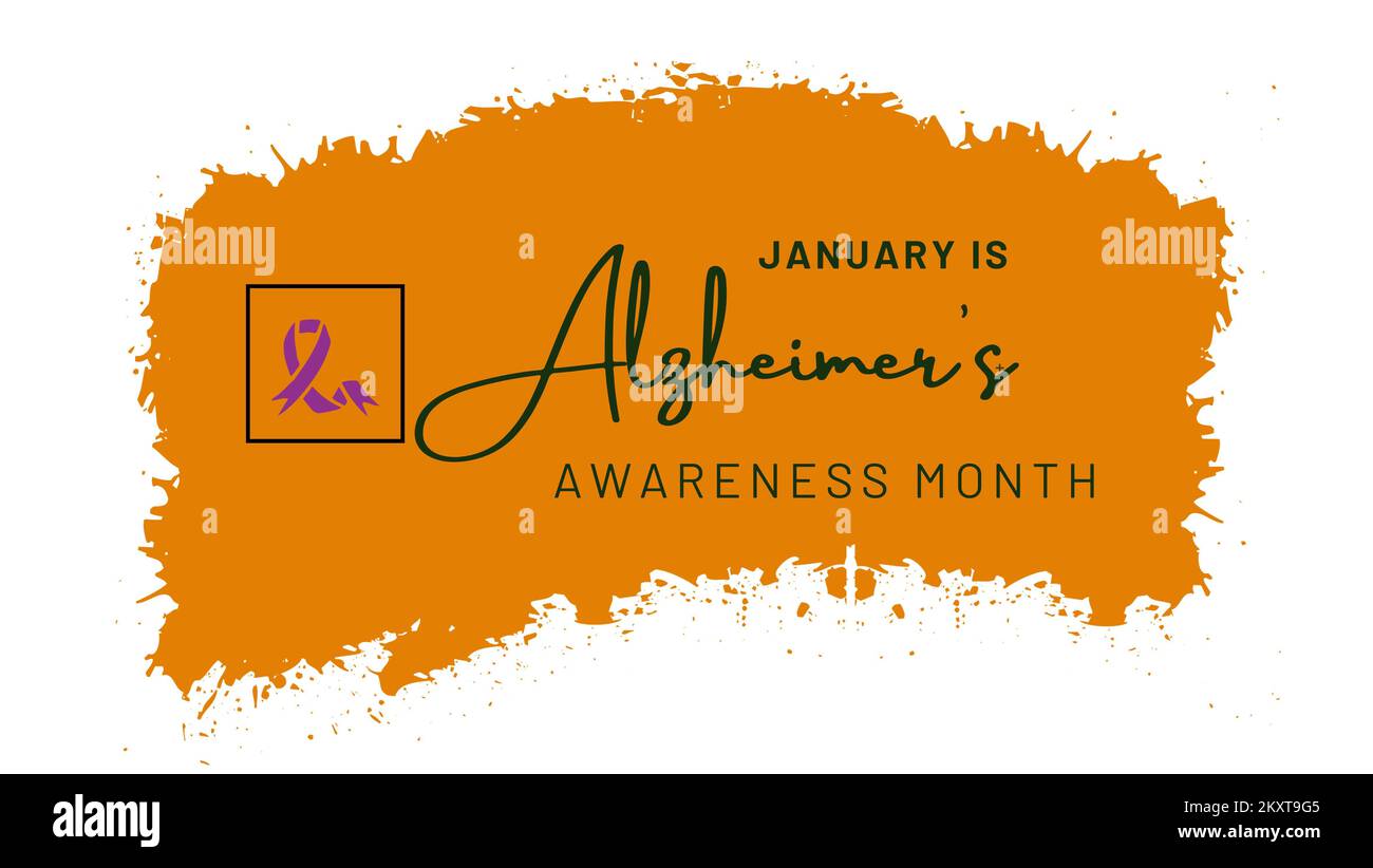 January is Alzheimer's Awareness Month Stock Photo - Alamy