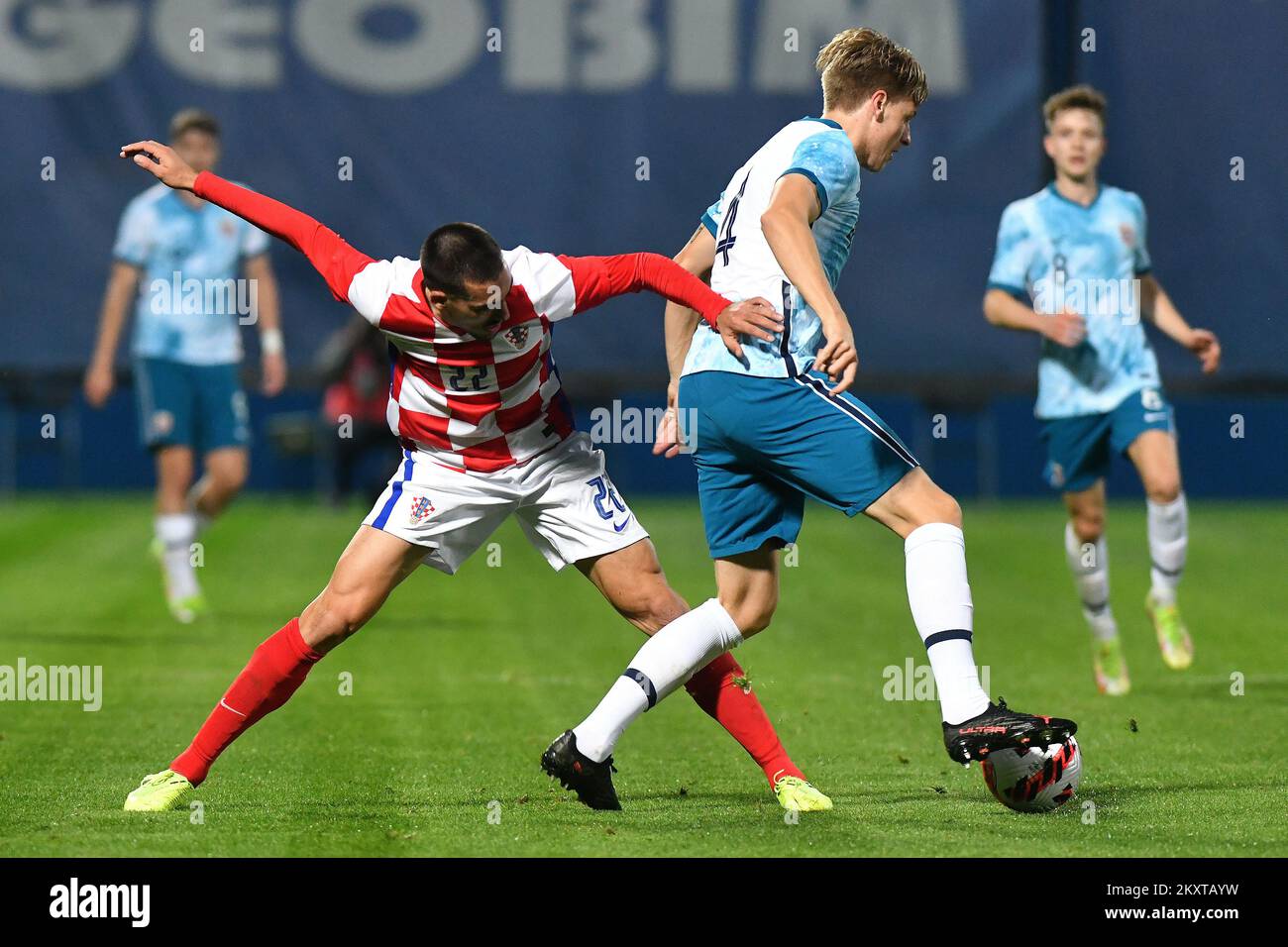 Roko Simic during The Croatian U-21 national team in match against ...