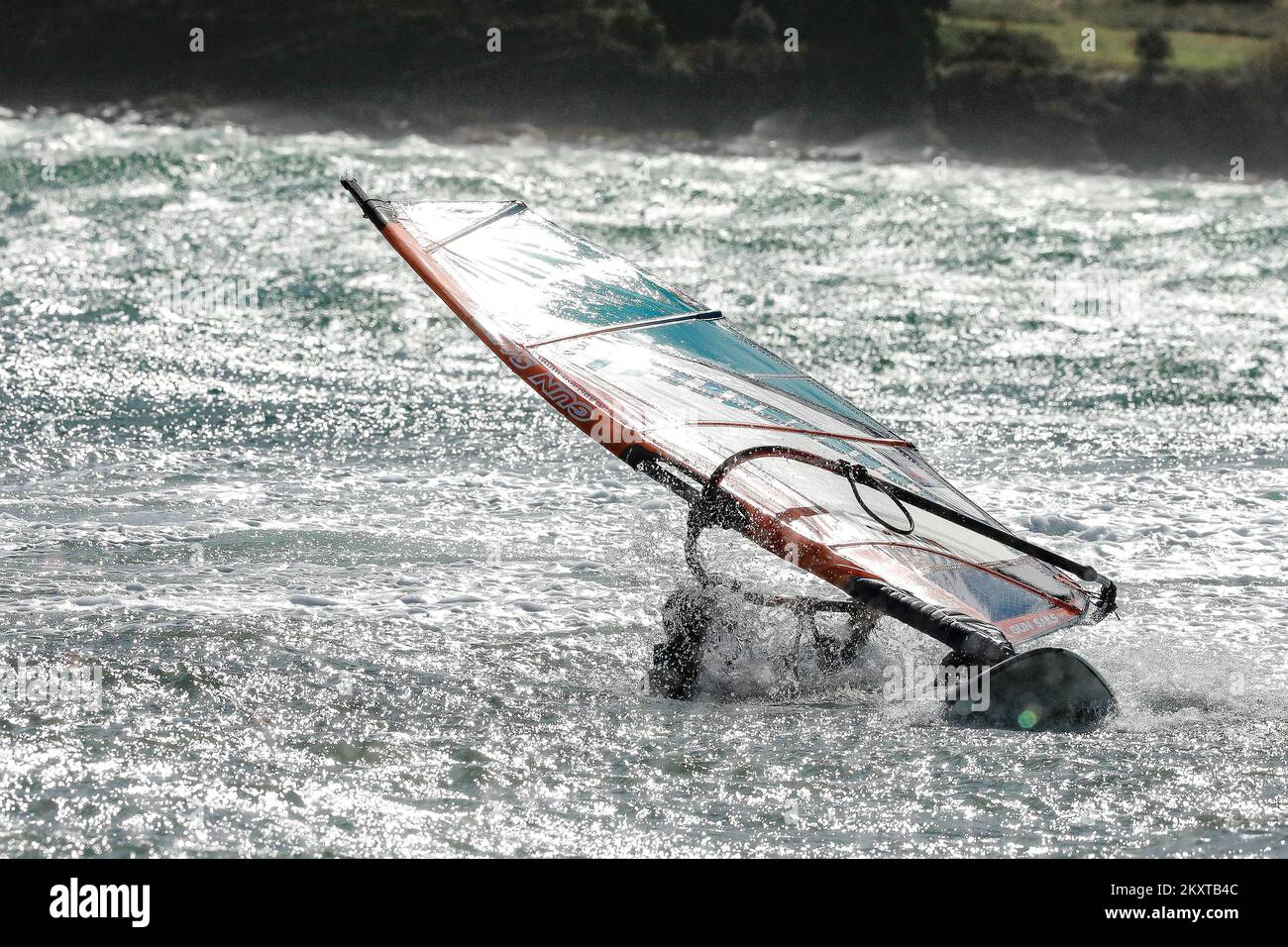 Kuje Bay in Liznjan is a favorite place for kiters and surfers. As soon ...