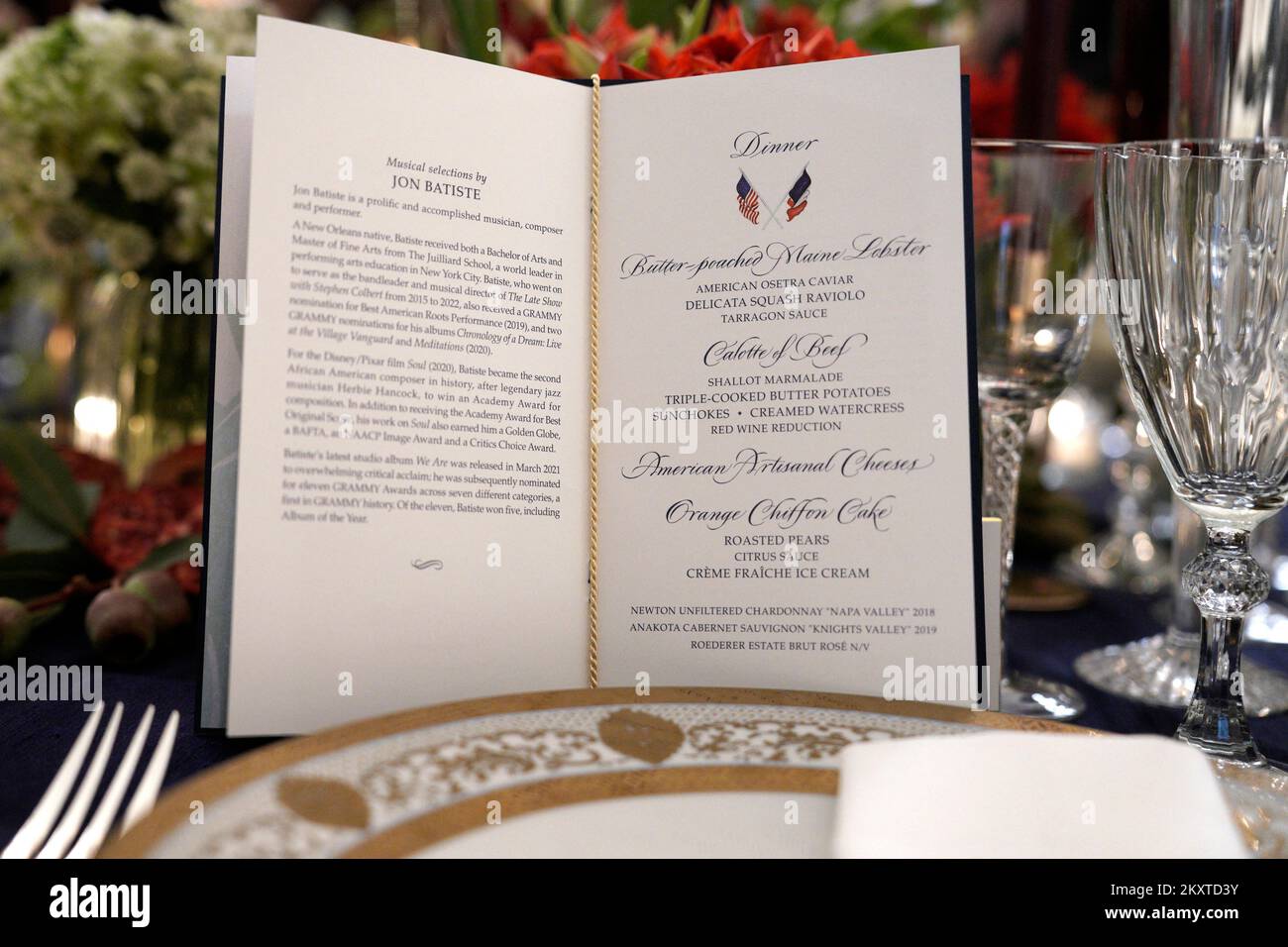 A media preview in advance of Thursday State Dinner for French ...