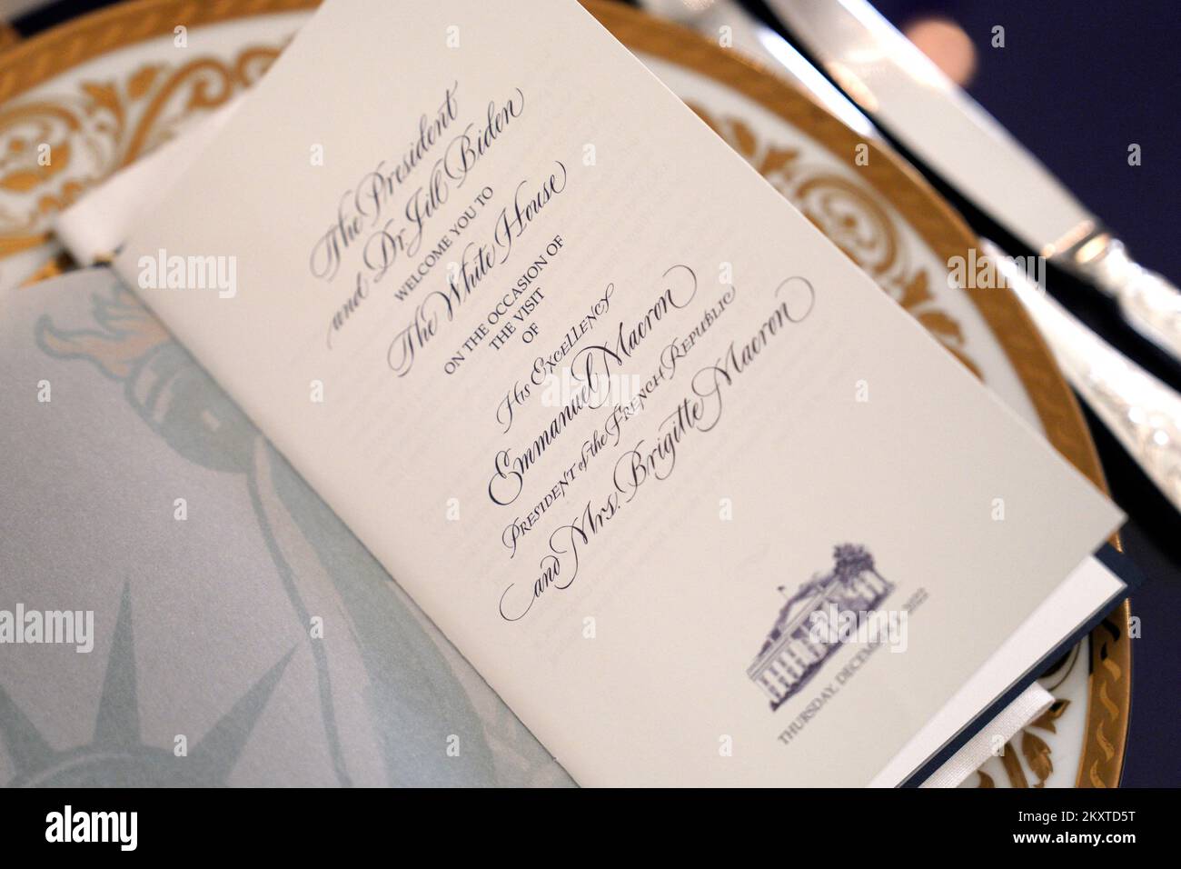 A media preview in advance of Thursday State Dinner for French ...