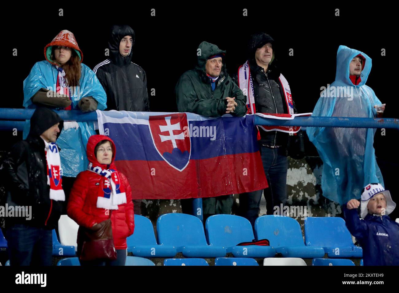 Slovakia fans during the 2022 FIFA World Cup Group H Qualifier match ...