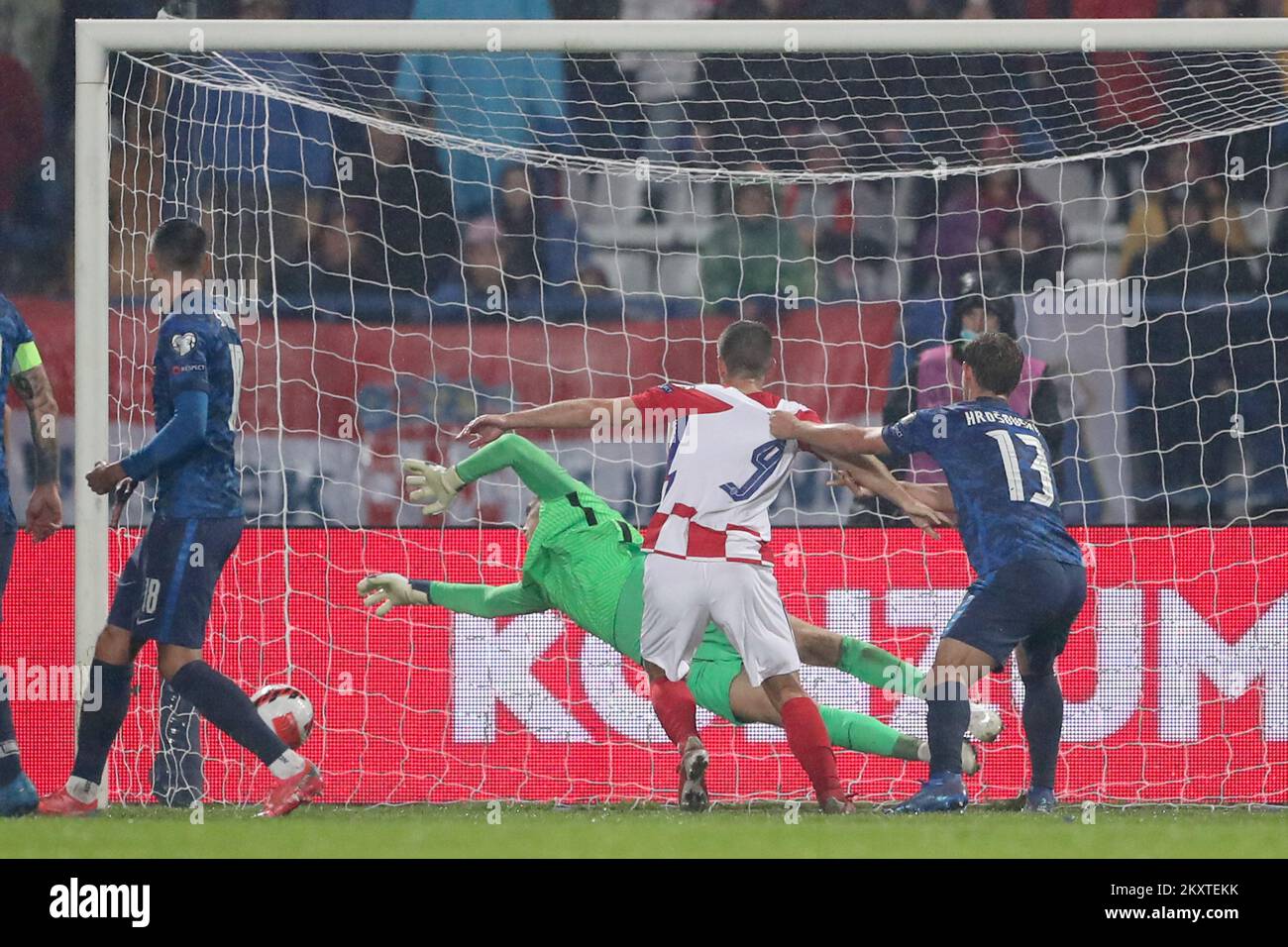 Goalkeeper Marek Rodak of Slovakia in action during the 2022 FIFA World ...