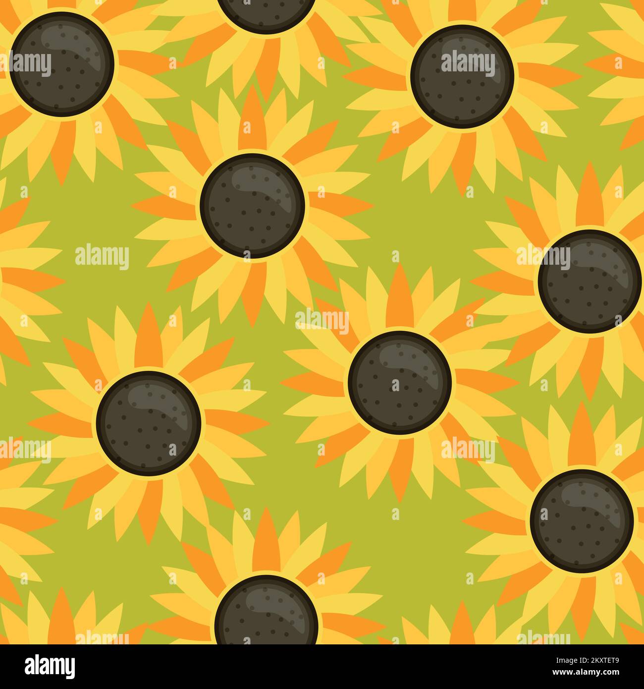 Cartoon sunflower hi-res stock photography and images - Alamy