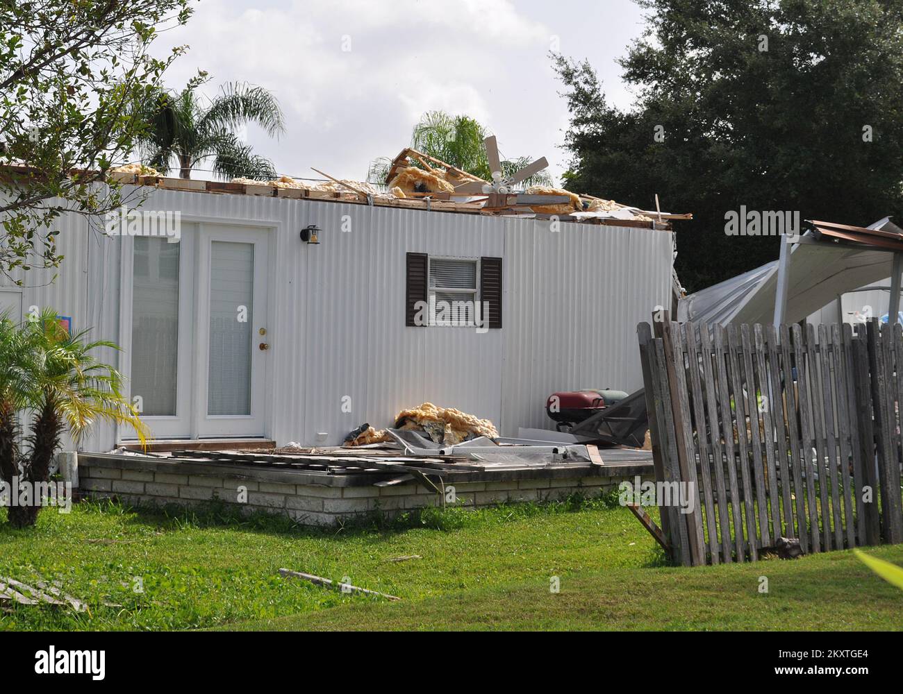 Tornado Damage from Tropical Storm Debby in Largo FL. Florida Tropical ...