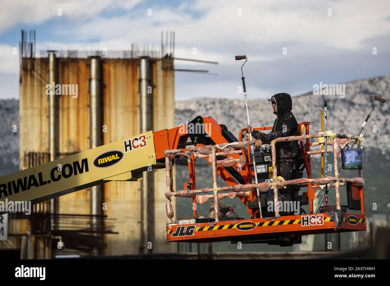 As part of the xSTatic festival, the gray walls of the Spaladium Arena ...