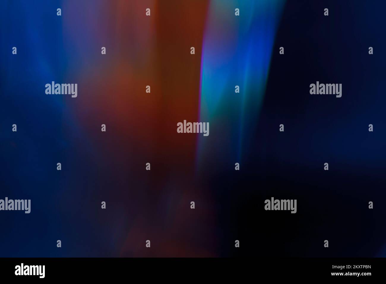 Colorful light leak on black background, abstract design with optical ...