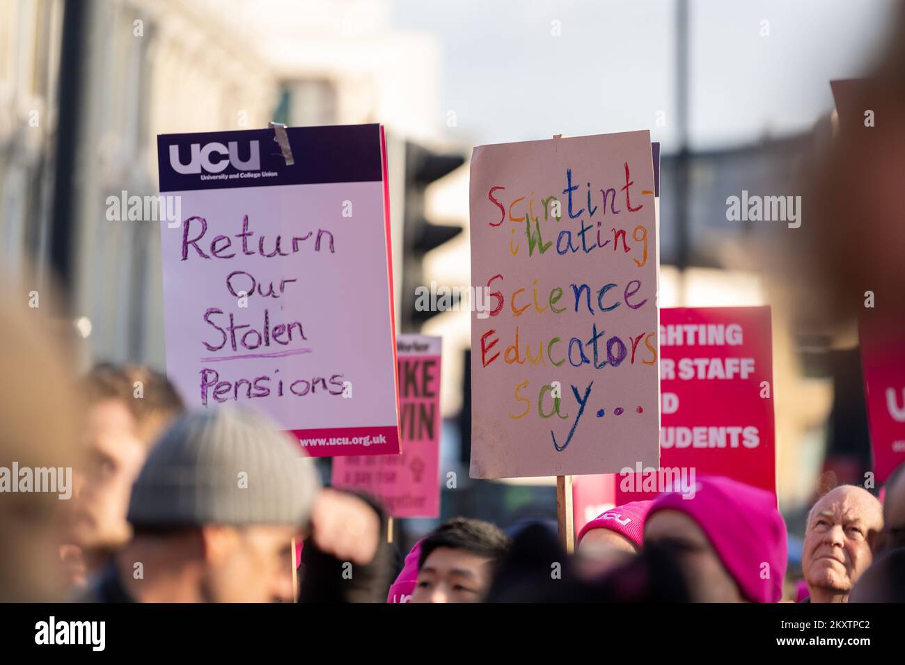 London, UK. 30th Nov, 2022. Rally and March for pay and conditions by ...