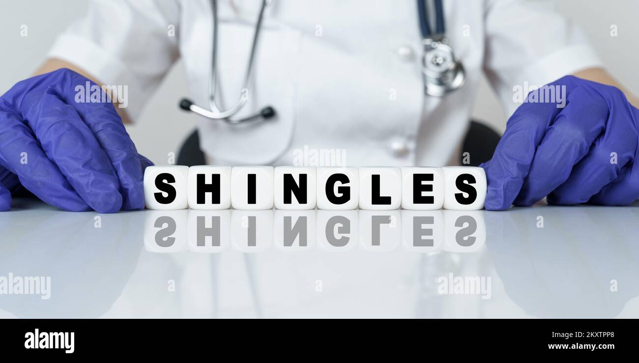 Shingles word hi-res stock photography and images - Alamy