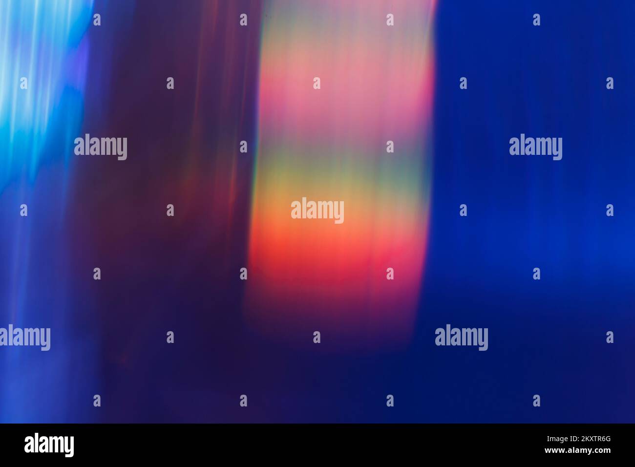 Colorful light leak on black background, abstract design with optical ...