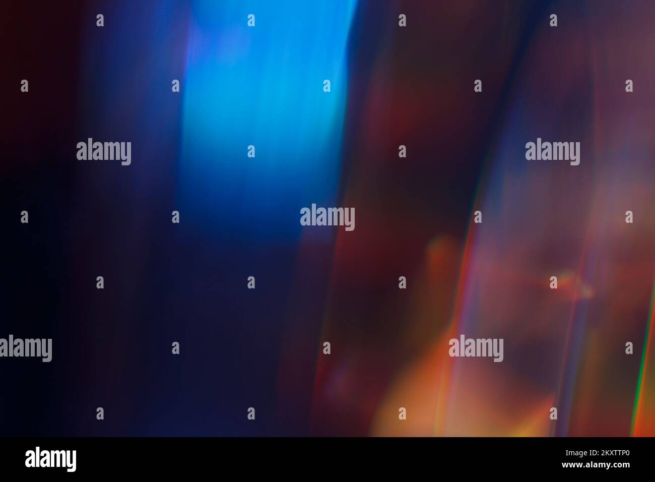 Colorful light leak on black background, abstract design with optical ...