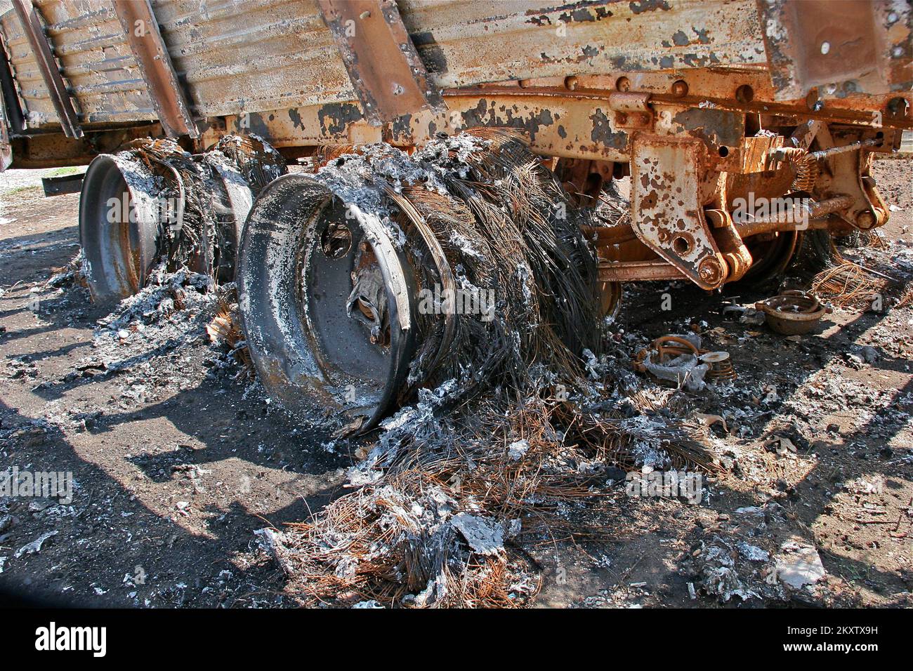 Extreme Temperatures Fire Wildfire - Mannford, Okla. , Aug. 28, 2012 ...