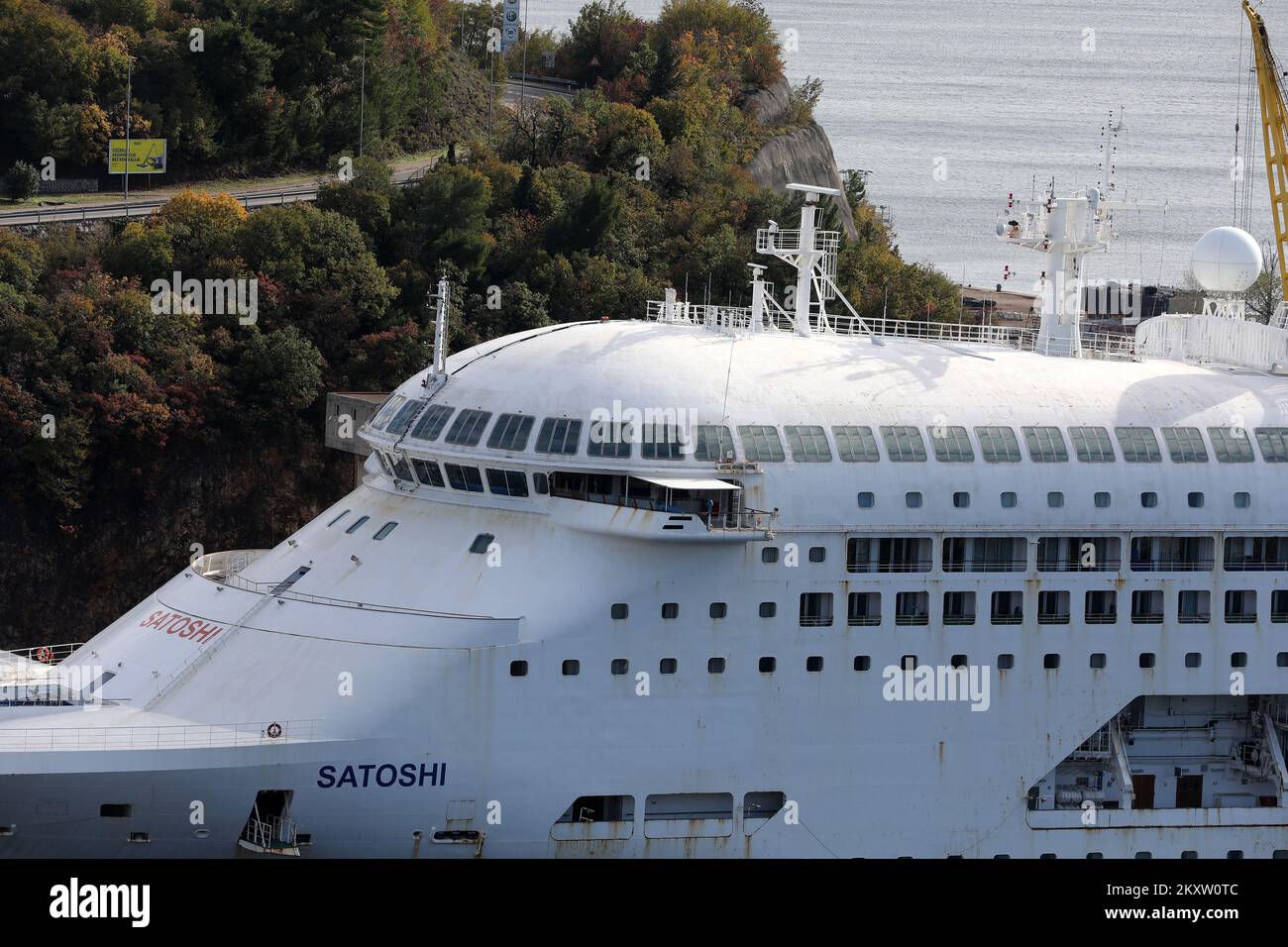 The Satoshi cruiser is being overhauled at the Viktor Lenac shipyard on ...