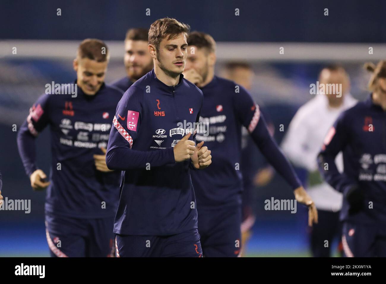 Josip Stanisic of Croatia during the training session at stadium ...