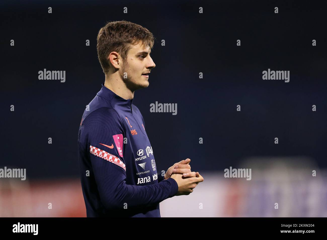 Josip Stanisic of Croatia during the training session at stadium ...