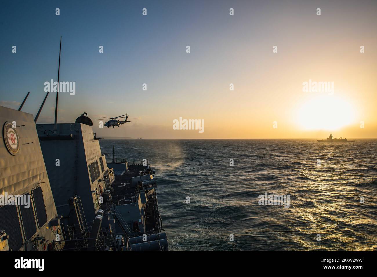 221123-N-GF955-1004 ENGLISH CHANNEL (Nov. 23, 2022) A MH-60R Sea Hawk ...