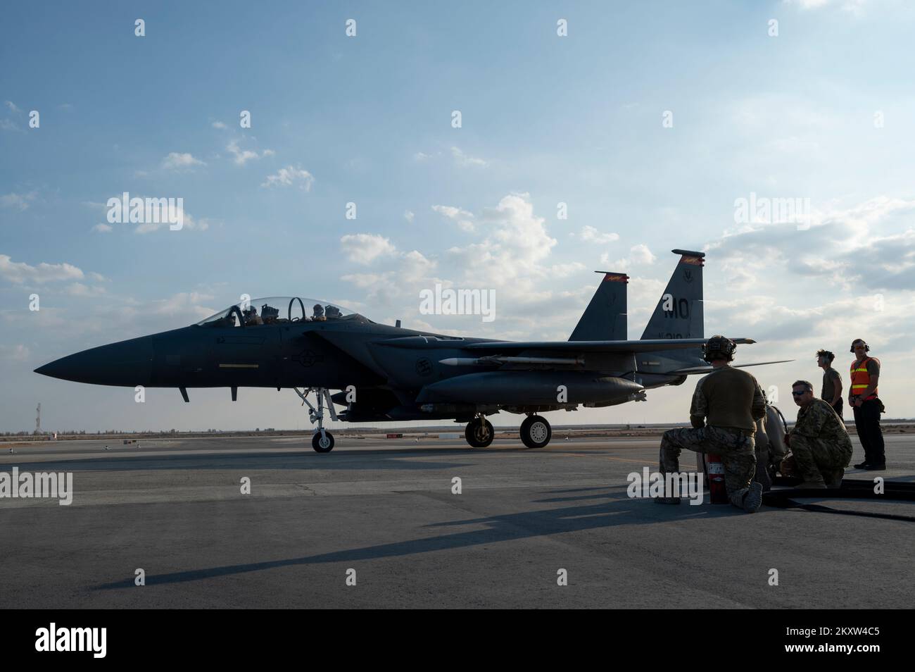 U.S. Air Force forward area refueling point (FARP) specialists assigned ...