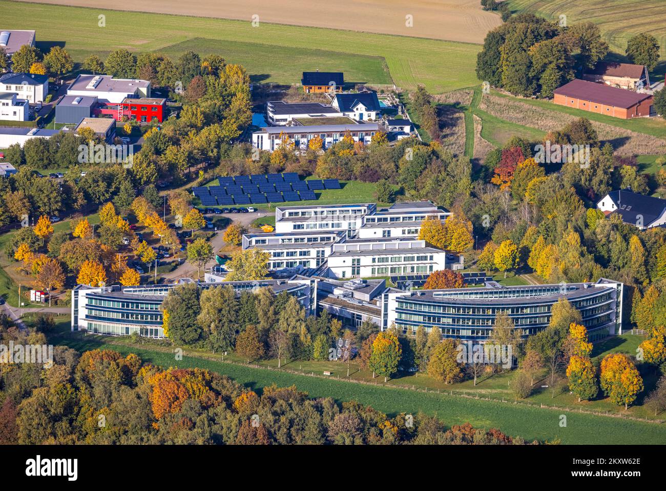 Aerial view, Innova-Park industrial park, IWG Innovationszentrum ...