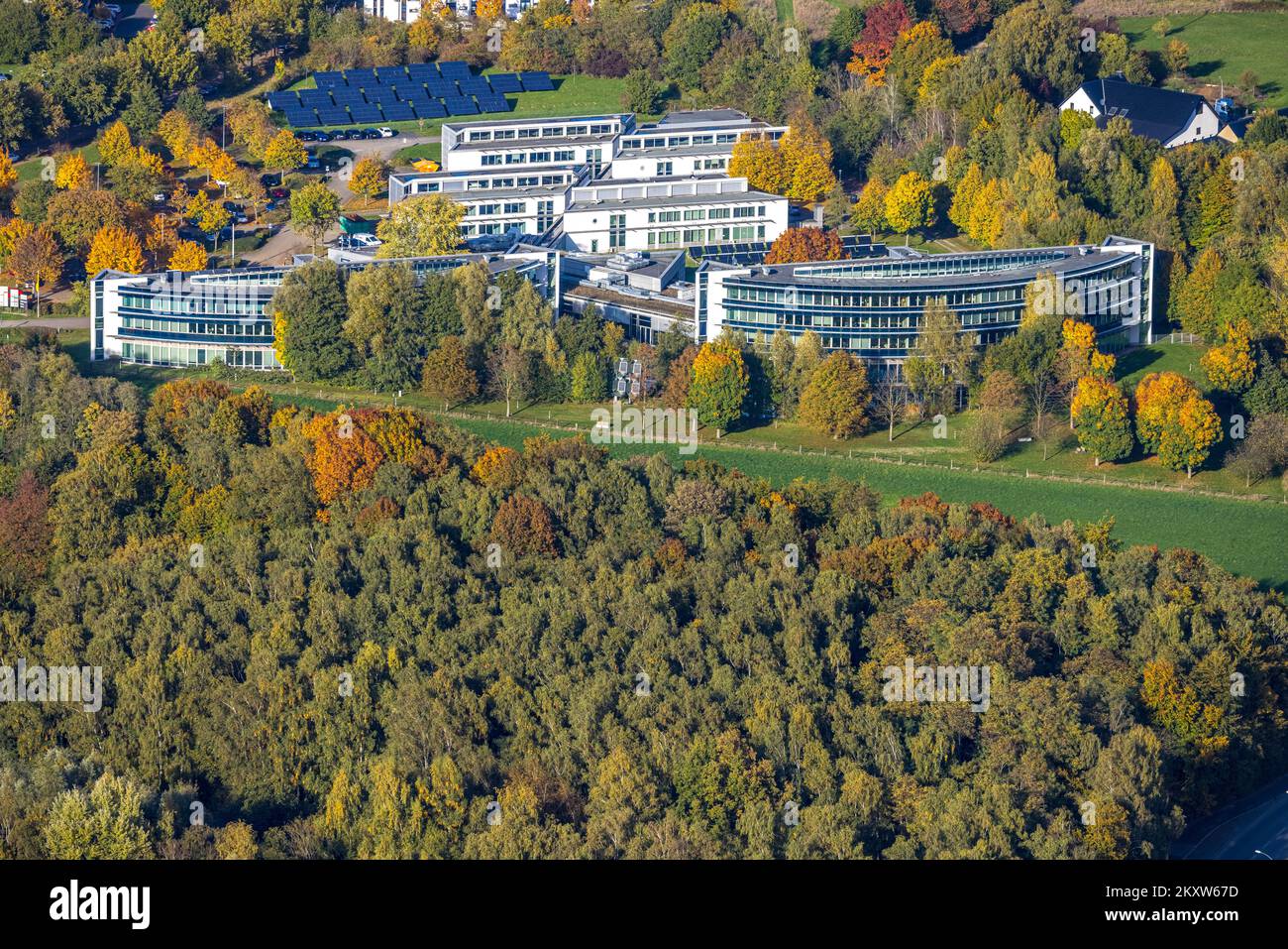 Aerial view, Innova-Park industrial park, IWG Innovationszentrum ...