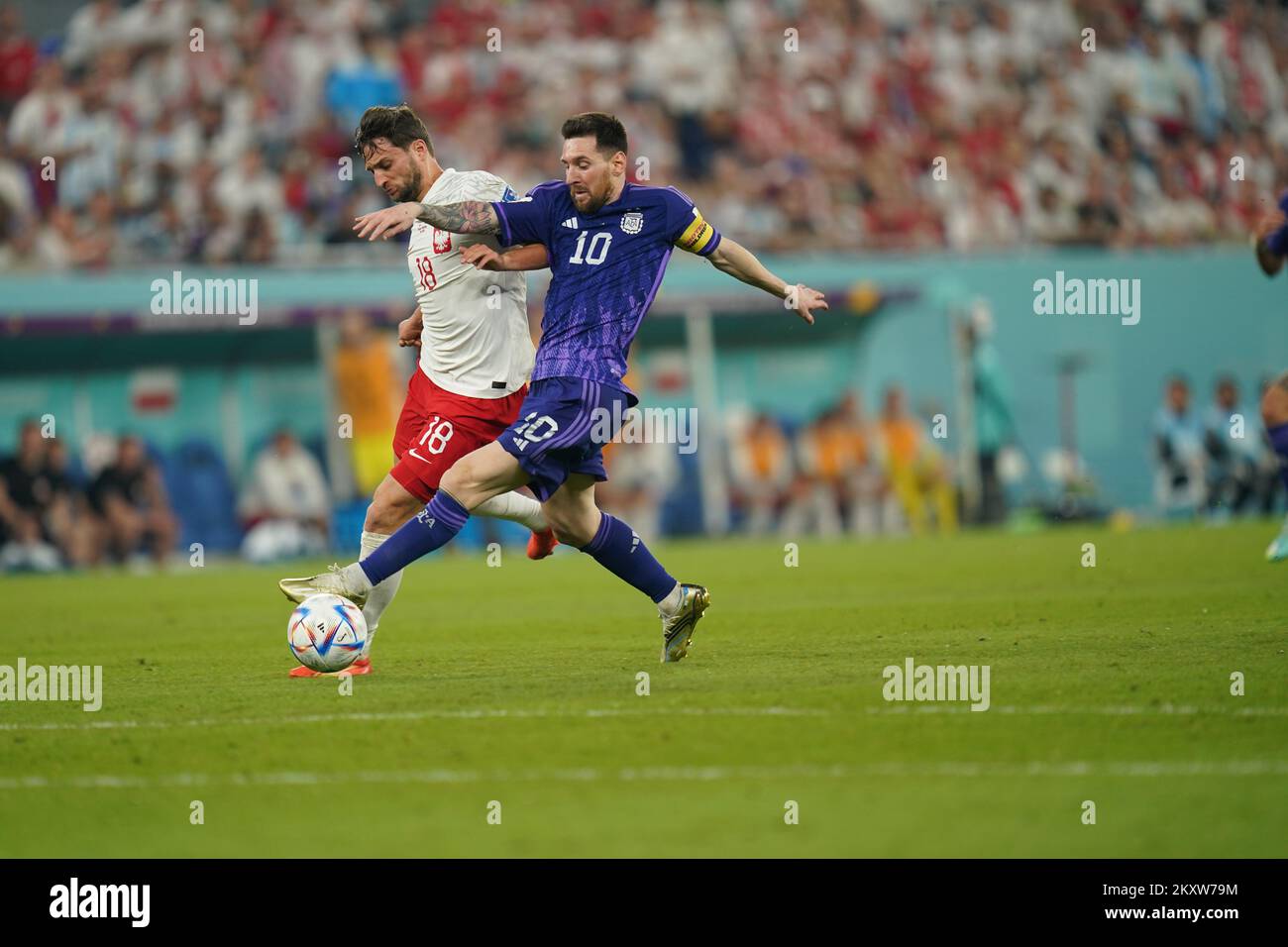 Doha, Qatar. Fifa World Cup. Match 39. Poland vs. Argentina. 30th ...