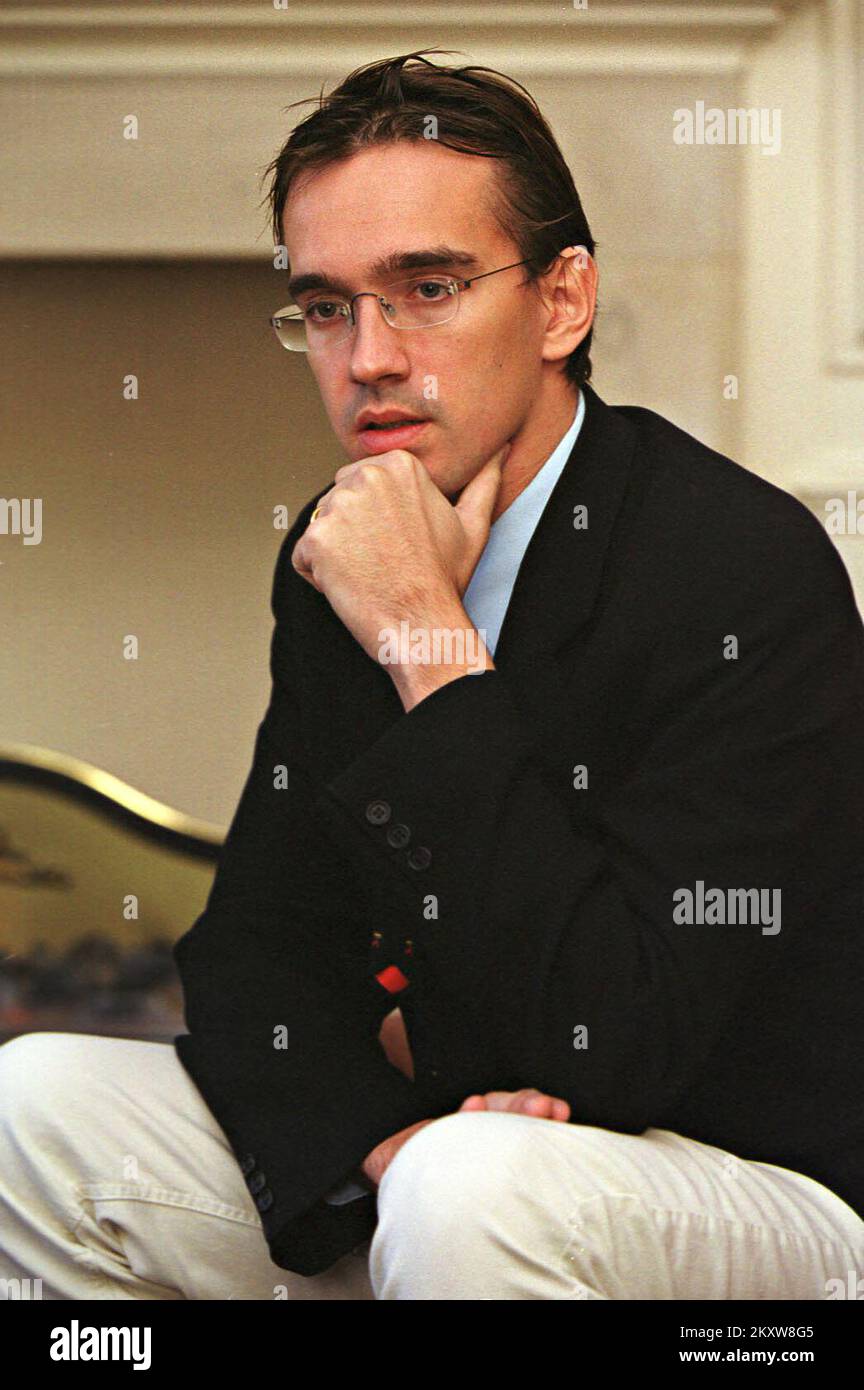 Prince Peter Frankopan sits at his home in Oxford Stock Photo - Alamy