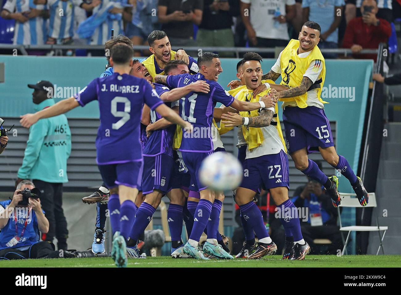 Doha, Qatar. 30th November 2022; Stadium 974, Doha, Qatar; FIFA World Cup Football, Poland ...