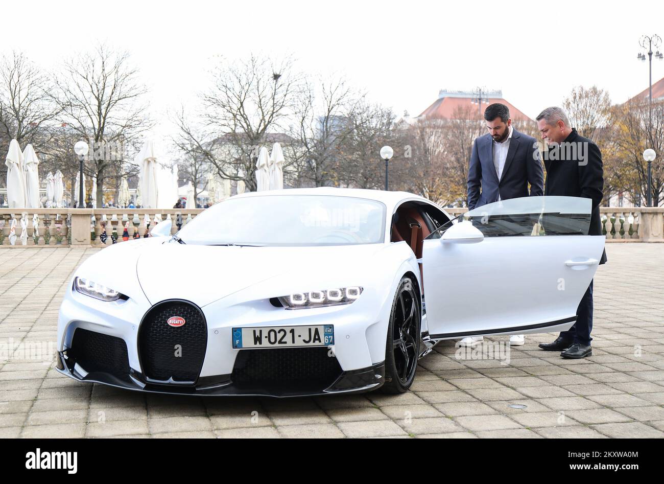 Rimac Group CEO Mate Rimac and Bugatti Rimac Chief Operating Officer ...