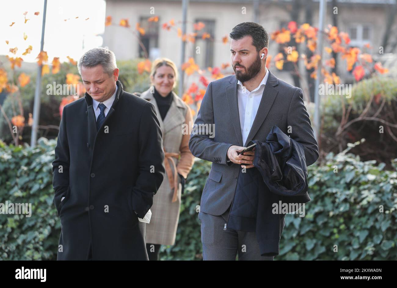 Rimac Group CEO Mate Rimac and Bugatti Rimac Chief Operating Officer ...