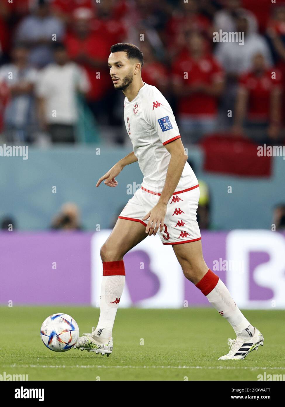 Doha, Qatar. 30th Nov, 2022. DOHA - Montassar Talbi of Tunisia during ...