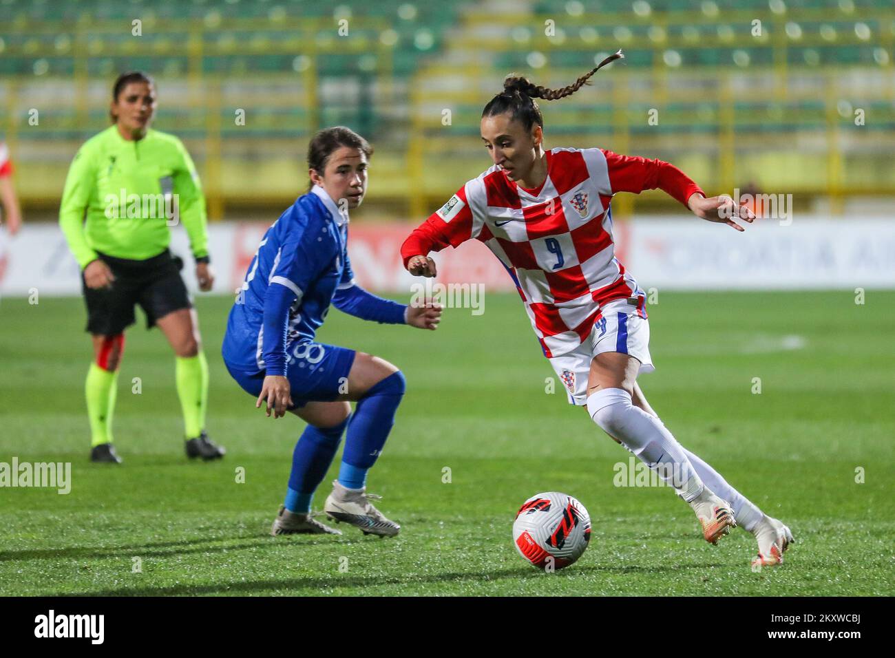 Andrea Glibo of Croatia in action during the FIFA Women's World Cup ...