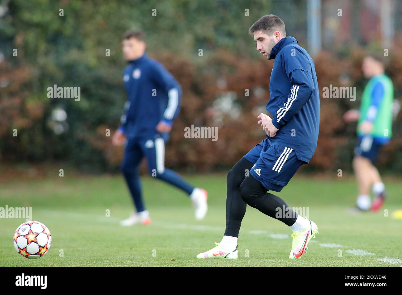 Luka Ivanusec of GNK Dinamo football club during training on Maksimir ...