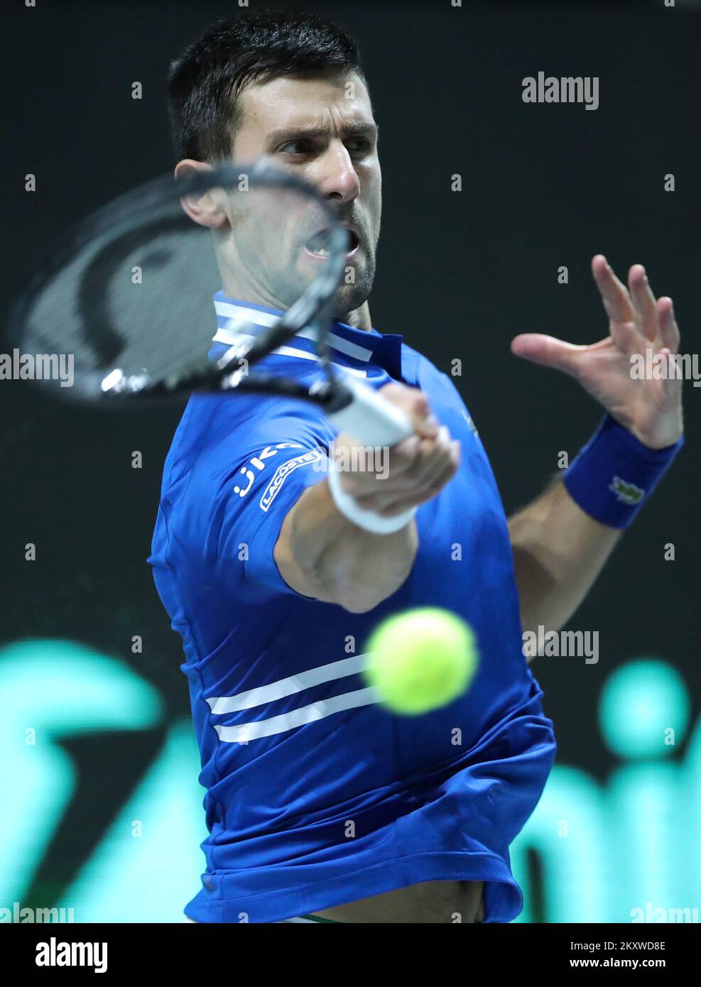 Novak djokovic forehand hi-res stock photography and images - Alamy