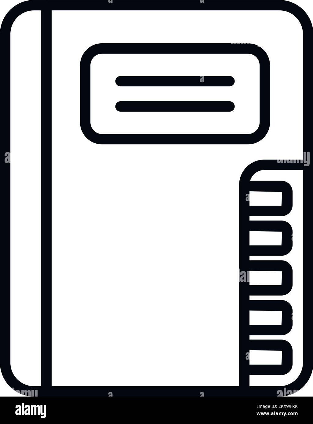 Web folder icon outline vector. Computer interface. App download Stock Vector Image & Art - Alamy