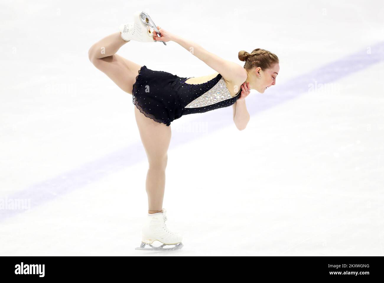 Taylor Morris of Israel competes in the Women's Short Program during ...