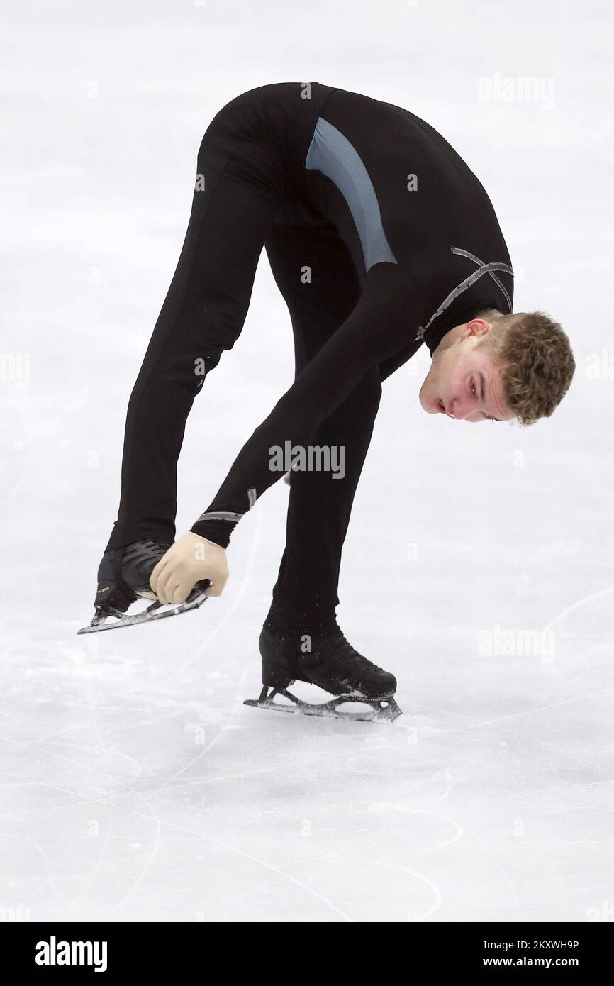 Conrad Orzel of Canada competes in the Men's Short Program during the ...