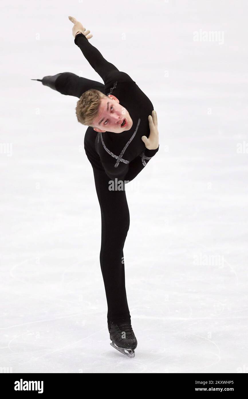 Conrad Orzel of Canada competes in the Men's Short Program during the ...