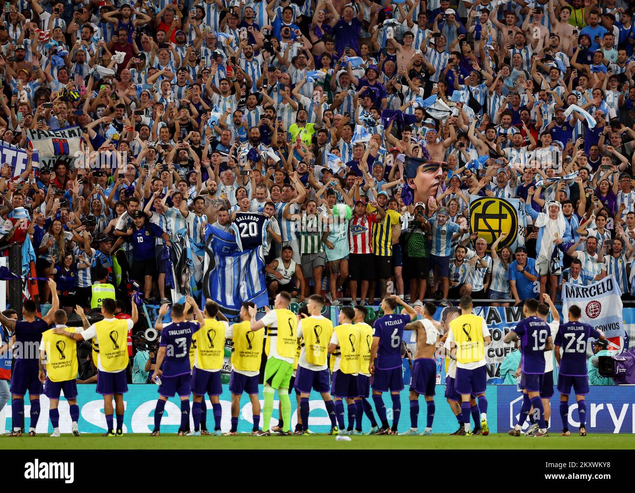 Qatar football crowd hi-res stock photography and images - Alamy
