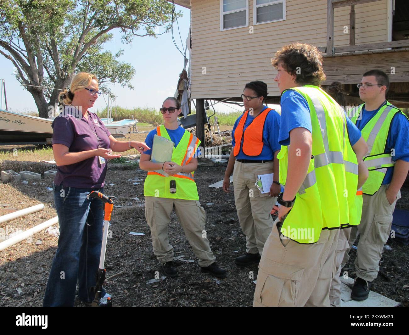 Delacroix, La., Oct. 9, 2012 FEMA Corps members met with Shoshana ...