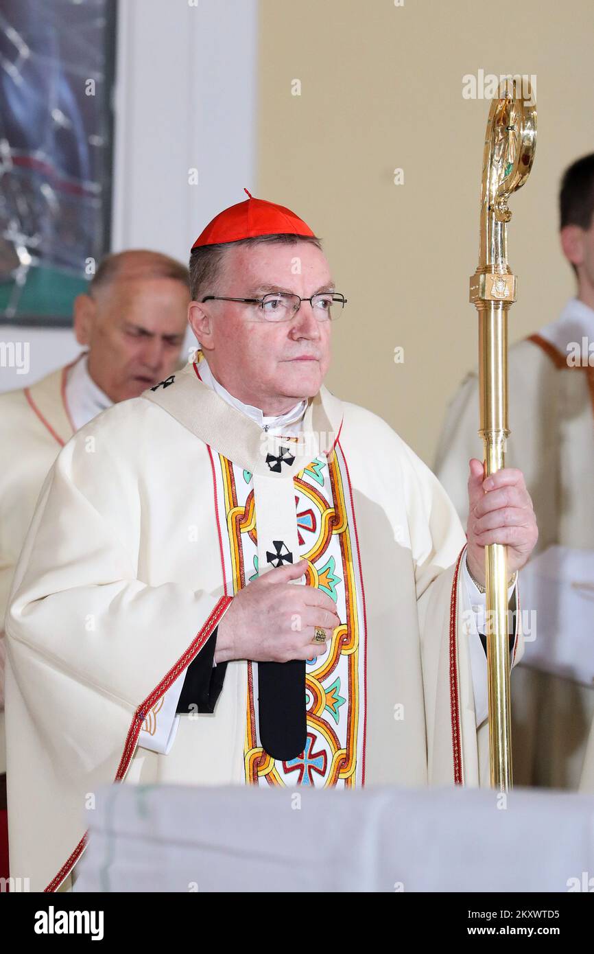 Cardinal Josip Bozanic led the Midnight Mass in the Parish of St ...