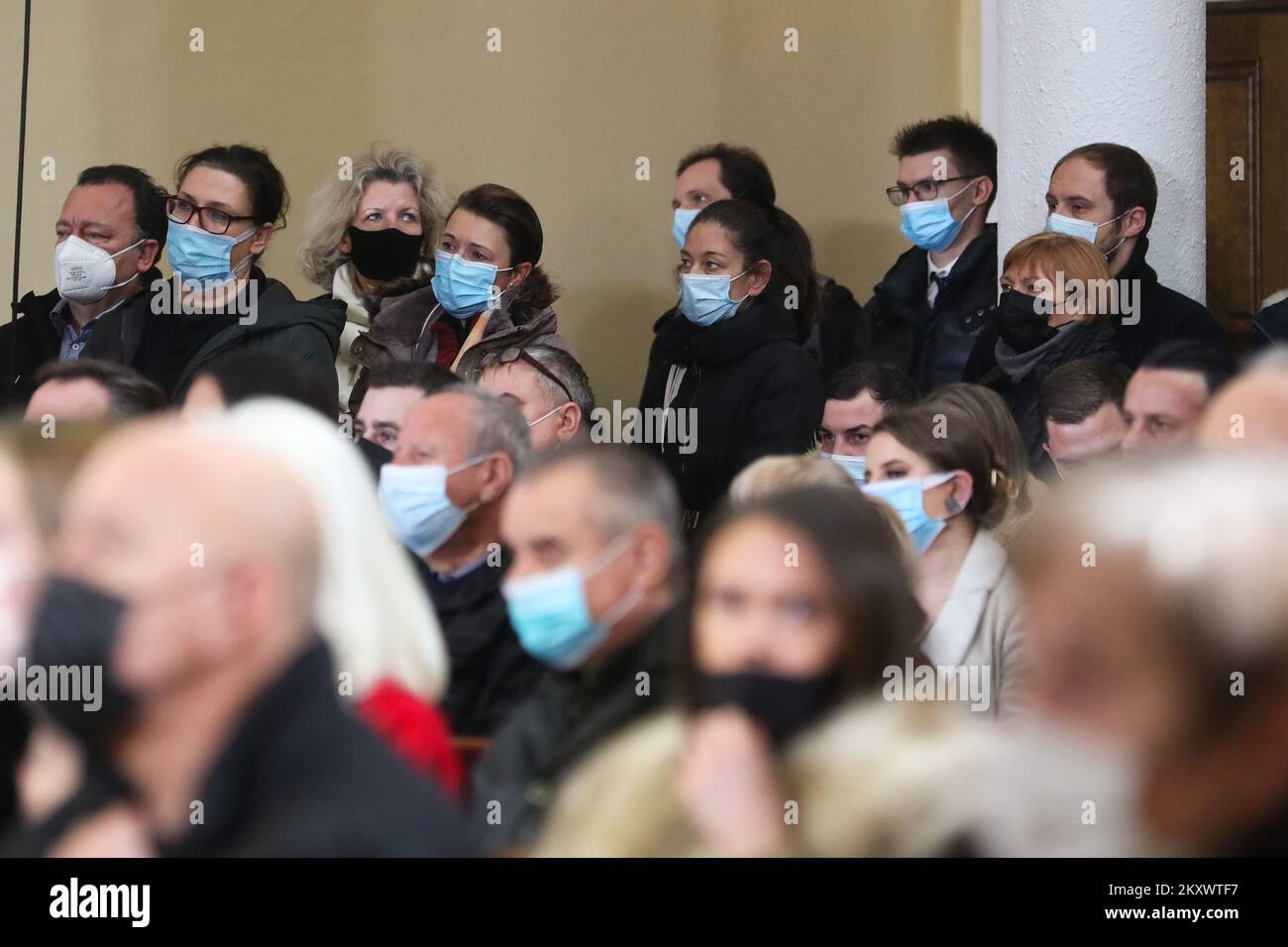 Cardinal Josip Bozanic led the Midnight Mass in the Parish of St ...