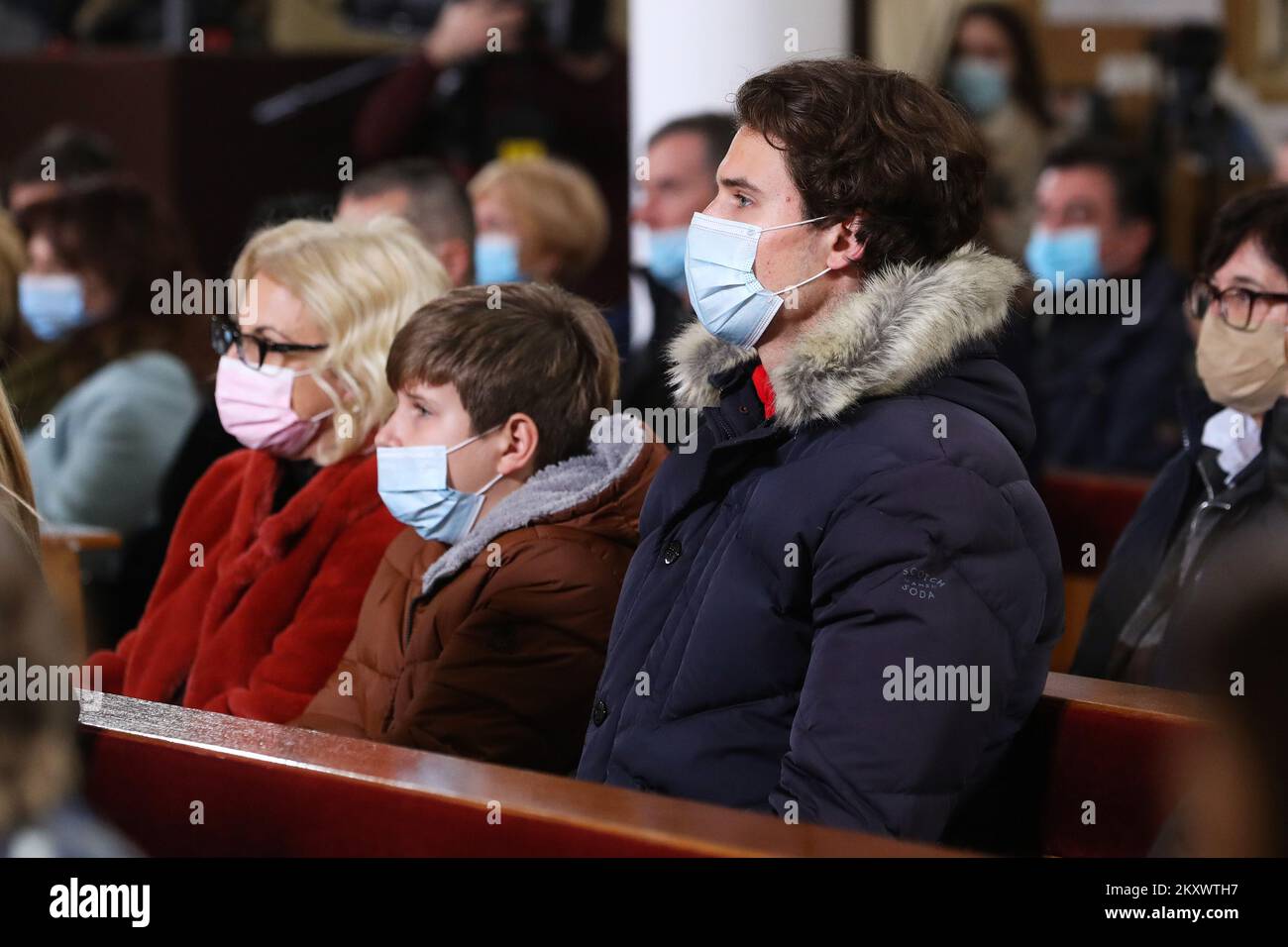 Cardinal Josip Bozanic led the Midnight Mass in the Parish of St ...