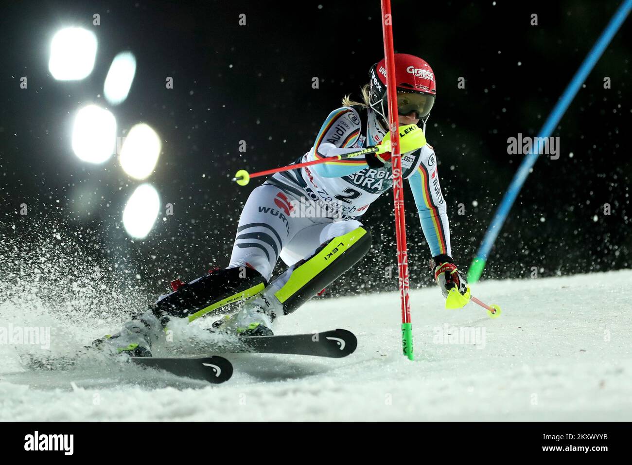 ZAGREB, CROATIA - JANUARY 04: Lena Duerr of Grermany during the second ...