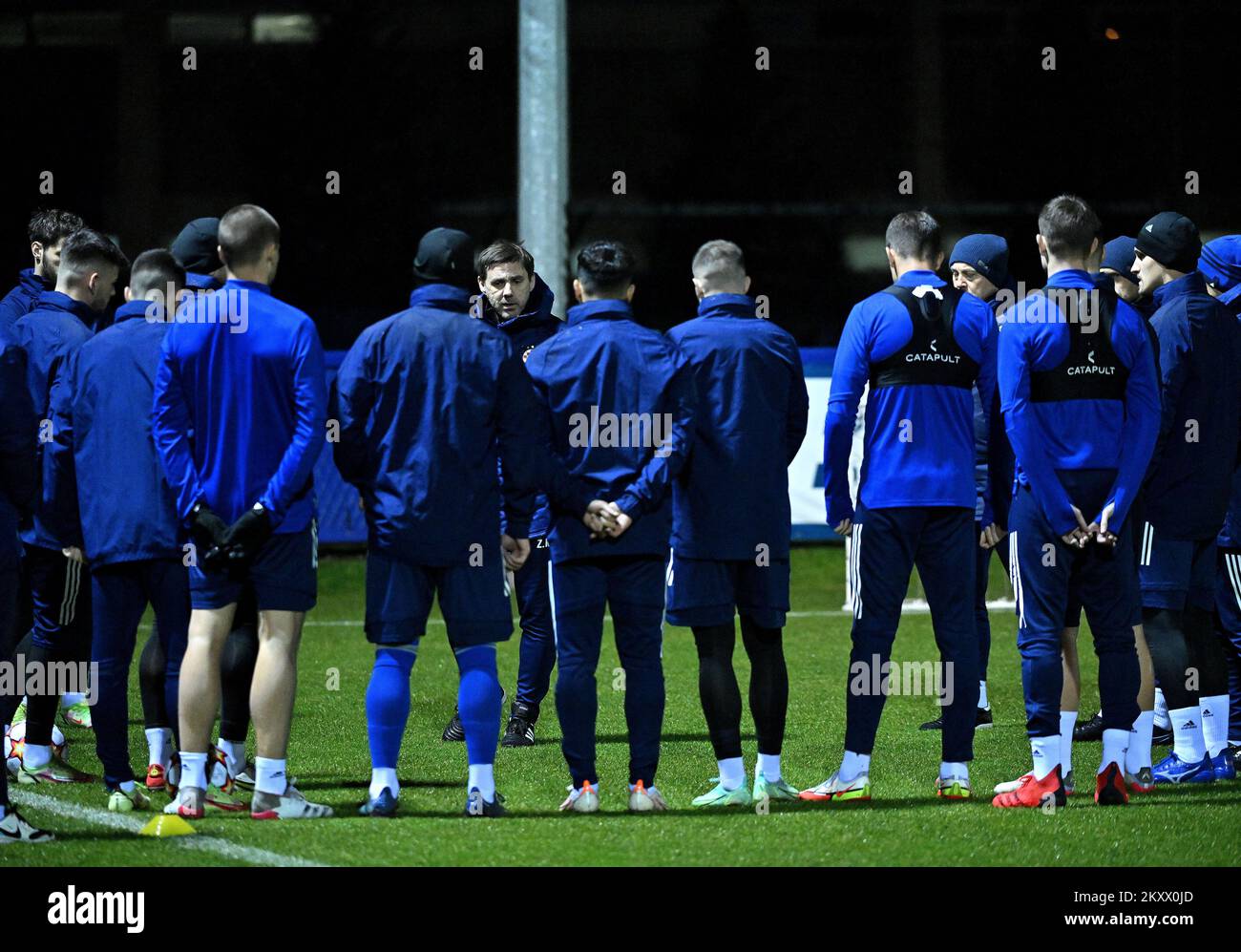 GNK Dinamo coach Zeljko Kopic at the Maksimir Stadium during training ...
